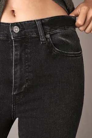 FRAME Le Sleek High-rise Straight-leg Jeans - Meteor