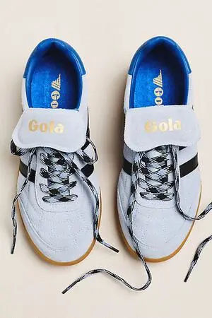 Gola Stadium '86 Suede Sneakers - Air/black/sapphire/gum