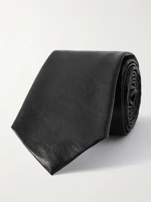 Our Legacy Full-grain Neck Tie - Black