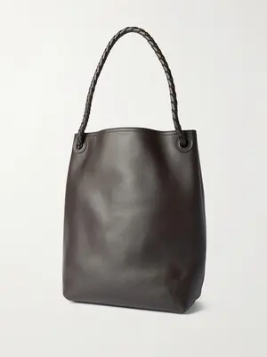 Bottega Veneta Andiamo Leather Bucket Bag - Brown