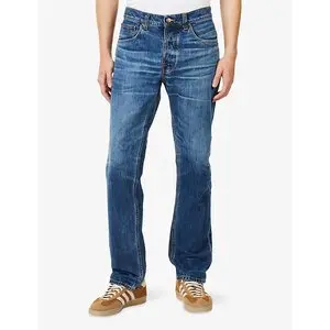 Nudie Jeans Solid Ollie Straight-leg Denim Jeans
