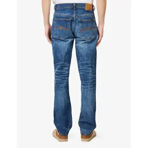 Nudie Jeans Solid Ollie Straight-leg Denim Jeans