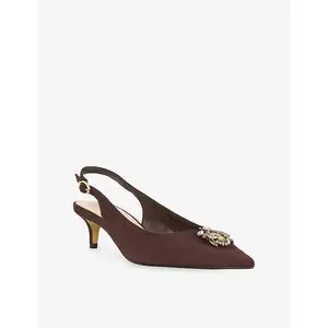 DUNE Suede Slingback Courts