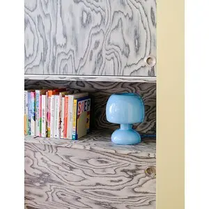 HOME STUDYO Freddy Ceramic Table Lamp - Sky Gloss