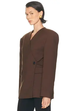 EAVES Naama Blazer - Brown