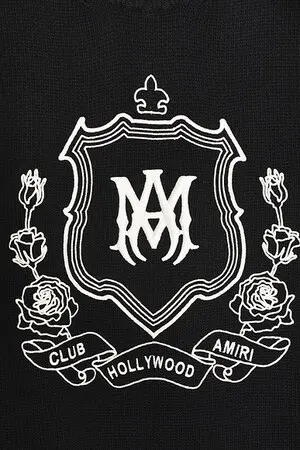 Amiri Ma Crest Crewneck Sweater