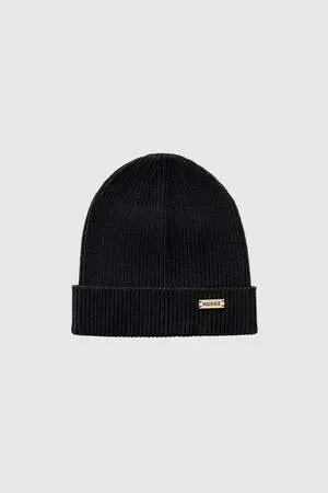 Mackage Dawson Rib Knit Beanie - Black