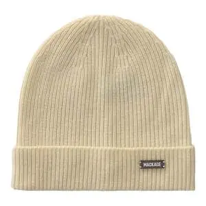 Mackage Mackage Dawson Rib Knit Beanie Cream