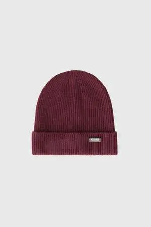 Mackage Dawson Rib Knit Beanie - Garnet