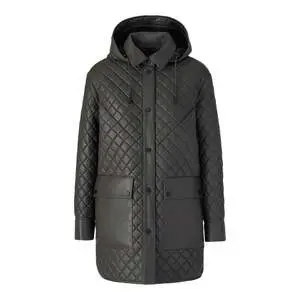Mackage Litzy Quilted Leather Jacket - Carbon