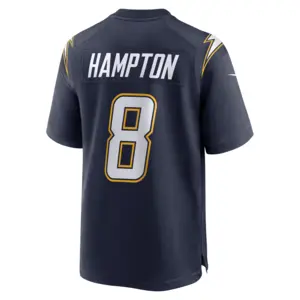 Nike Omarion Hampton Los Angeles Chargers Nfl Game Jersey - Blue