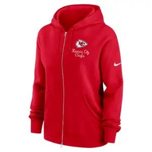 Nike Kansas City Chiefs Phoenix Rewind Nfl Full-zip Hoodie - Red