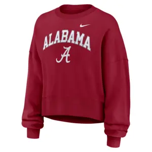 Nike Alabama Phoenix Arch College Pullover Crew - Red