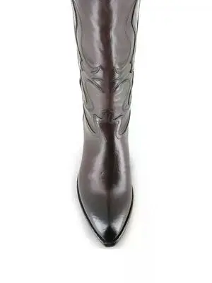 Sartore Leather-stitched Boots