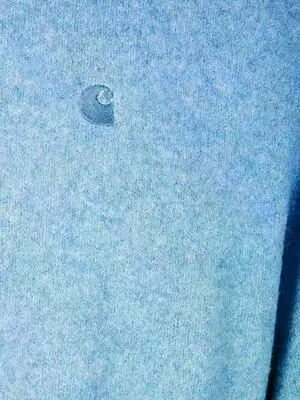 Carhartt Work In Progress Curtis Logo-patch Sweater - Blue