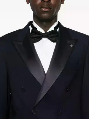 Tagliatore Double-breasted Peak-lapel Suit - Blue