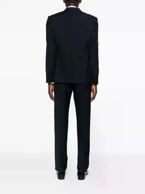 Tagliatore Double-breasted Peak-lapel Suit - Blue
