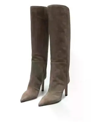 JIMMY CHOO Alizze 85mm Pointed-toe Knee-high Boots