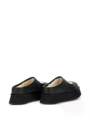 UGG Bea Platform Leather Mules - Black