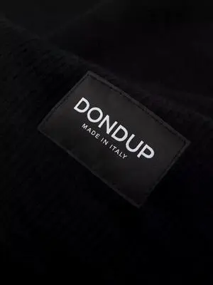 DONDUP Logo-patch Knitted Scarf