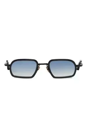 JOHN DALIA Geometric Frame Sunglasses - Black