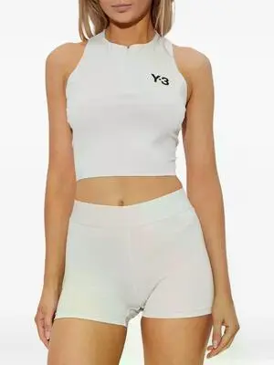 Y3 Zip-front Logo Top