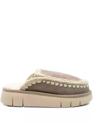 Mou Eskimo Bounce Slippers - Brown