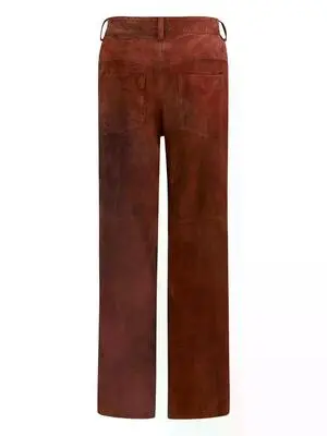 SALVATORE SANTORO Leather Straight Trousers