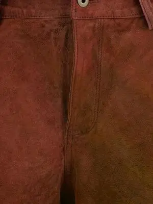 SALVATORE SANTORO Leather Straight Trousers