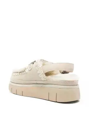 Mou Bounce Slingback Platform Mules