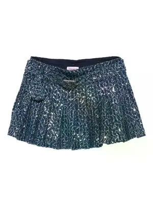 CHARLES JEFFREY Sequin-embellished Pleated Mini Skirt