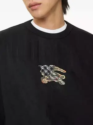 Burberry Equestrian-knight Check Sweatshirt