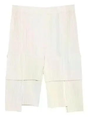 Issey Miyake Pleated Multi-pocket Shorts