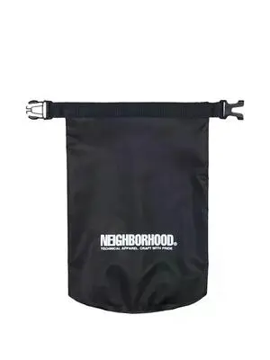 NEIGHBORHOOD Logo Waterproof Pouch - Black