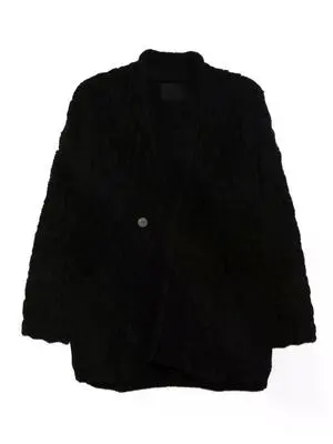 DEVOA Cable-knit Cardigan