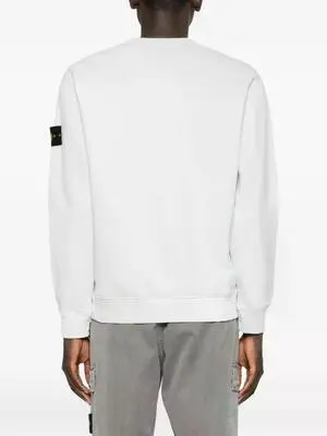 Stone Island Logo-patch Crew-neck Sweatshirt