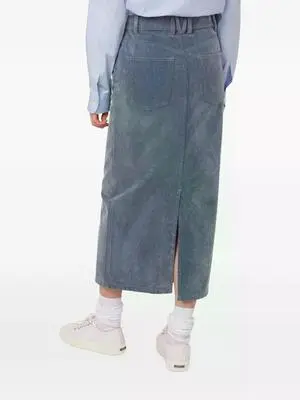 Moschino Midi Button-fastening Denim Skirt