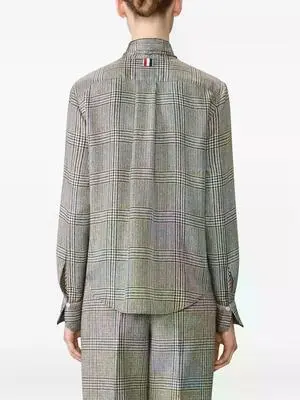 Thom Browne Hunting Tweed Silk Twill Shirt