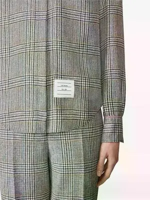 Thom Browne Hunting Tweed Silk Twill Shirt