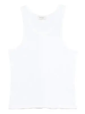 SECOND / LAYER Ribbed-cotton Tank Top