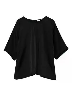 FORTE_FORTE Round-neck Short-sleeve Top