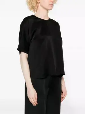 FORTE_FORTE Round-neck Short-sleeve Top