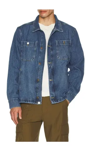 Marine Layer Patrick Denim Overshirt In . Also