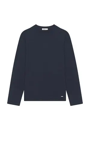 Simkhai Peter Long Sleeve Pullover Sweater - Navy