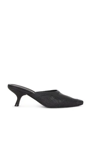 ST. AGNI Perforated Heel Mules