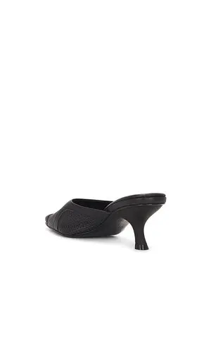 ST. AGNI Perforated Heel Mules