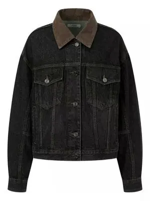 STUDIO TOMBOY Corduroy-collar Denim Jacket