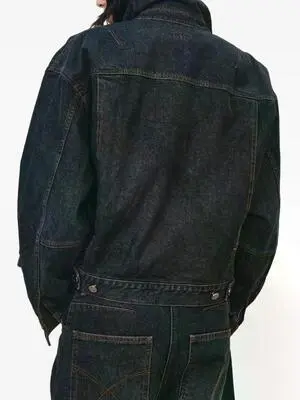 STUDIO TOMBOY Corduroy-collar Denim Jacket