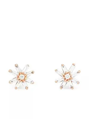 SUZANNE KALAN 18k Rose Starburst Diamond Stud Earrings - Gold