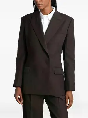 ANINE BING Double-breasted Wool Blazer